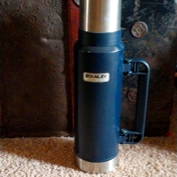Stanley | Other | Vintage Stanley Thermos Navy Blue | Poshmark